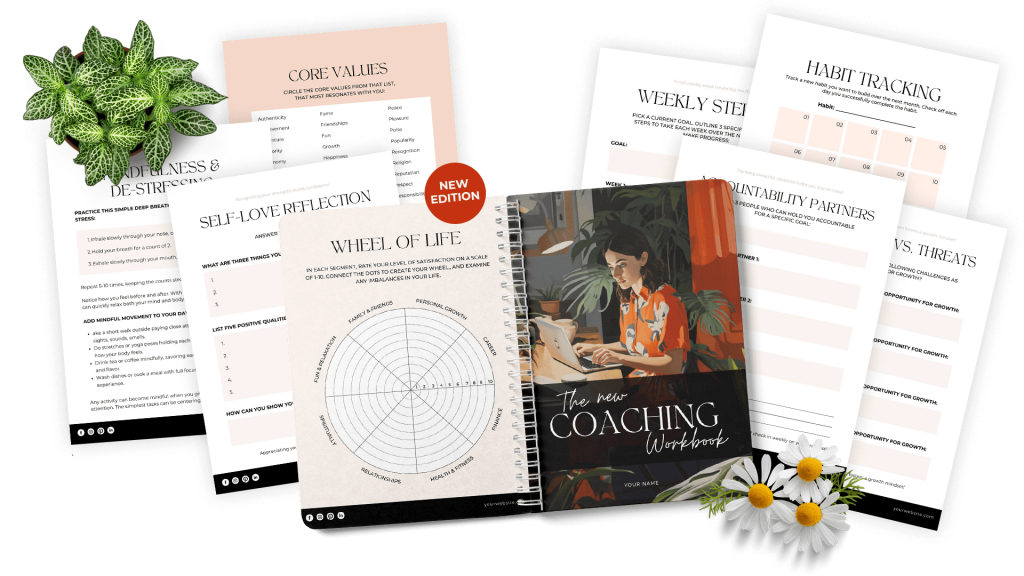 The NEW Pre-written Coaching Workbook Templates – The Ultimate Templates